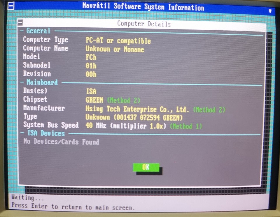 486 Hising Tech Enterprises + UMC Green CPU U5S-SUPER40 + 32MB Ram | eBay