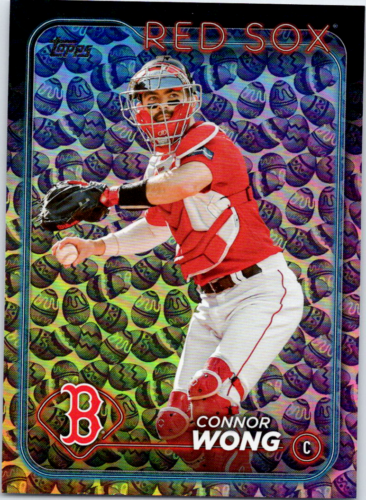 CONNOR WONG 2024 Topps Series 2 HOLIDAY FOIL EASTER EGG SP Red Sox #104 ...