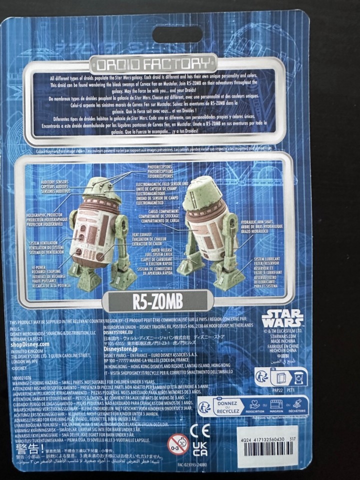 2024 Disney Parks Star Wars Droid Factory Halloween R5-Z0MB New | eBay