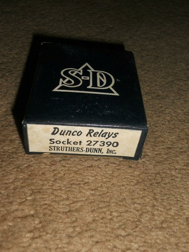 Struthers-Dunn Dunco Relay Socket 27390 New In Box | eBay