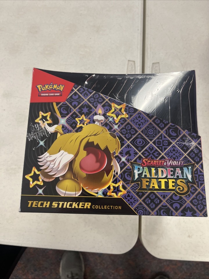 Pokemon TCG Paldean Fates Tech Sticker Collection Display Box Factory ...