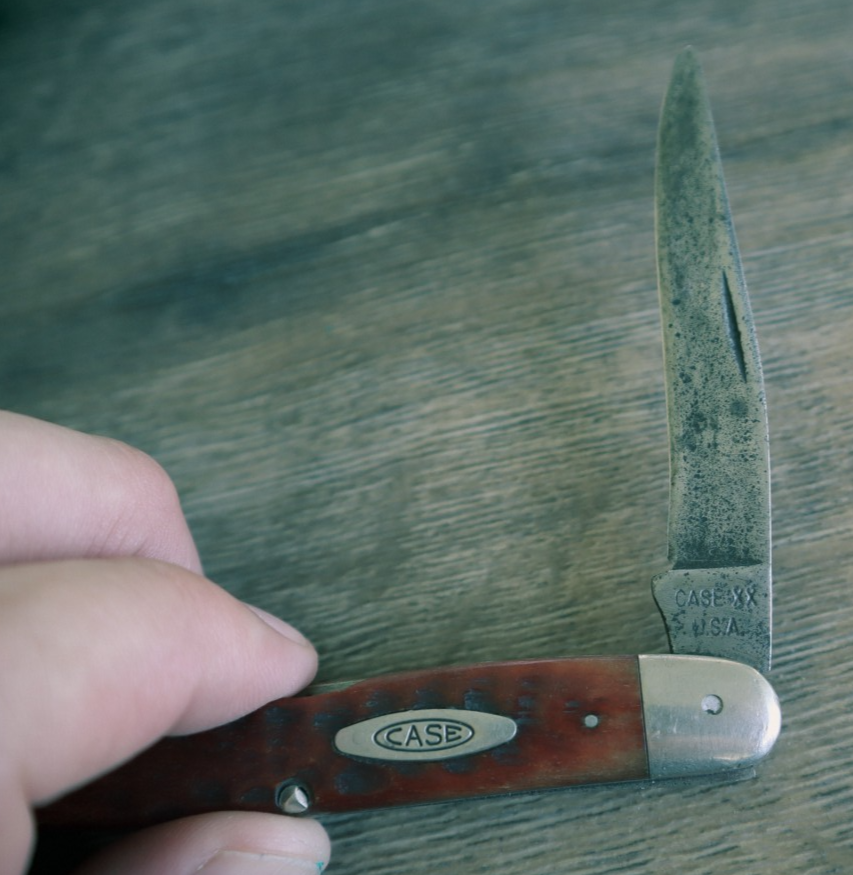 Vintage Case XX USA Single Blade Trapper Pocket Knife. | eBay