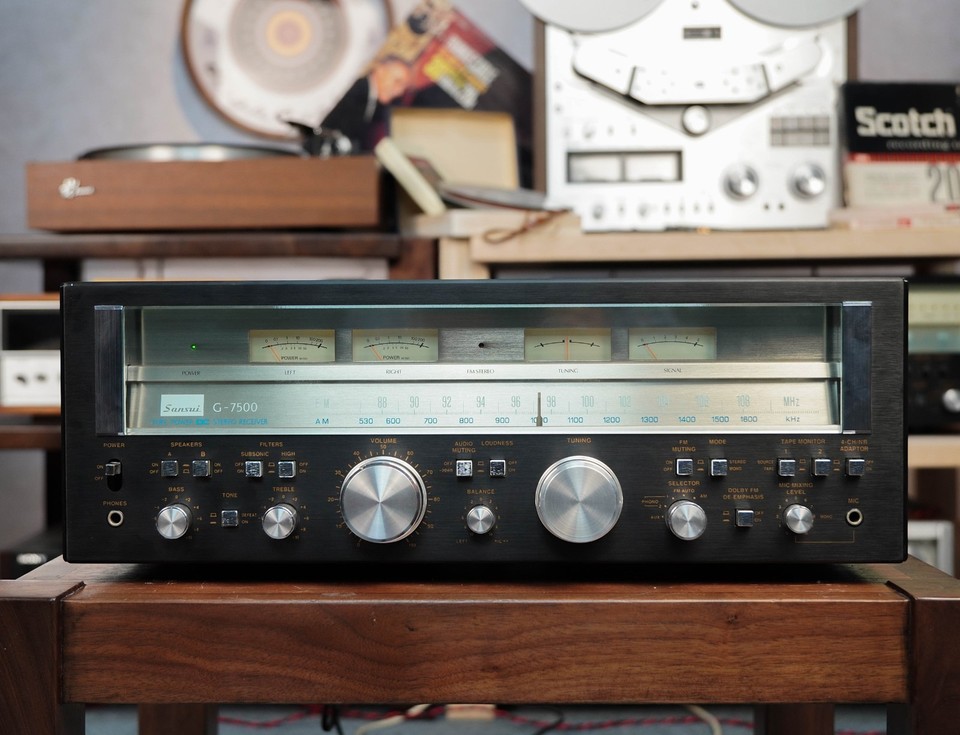 Sansui G-7500 Vintage Receiver – Fully Service and Recapped – 1-Year ...
