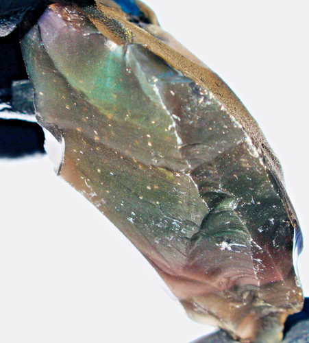 Rainbow Aurora Borealis Obsidian Rough Raw Lapidary Glass Butte Oregon ...