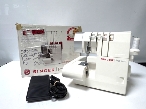 Singer Profinish Overlock Serger Sewing Machine 14CG754 - Tested | eBay