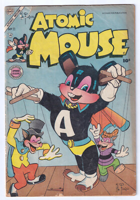 ATOMIC MOUSE 11 (1955 Charlton) Al Fago Marionette Cover; VG- 3.5 | eBay