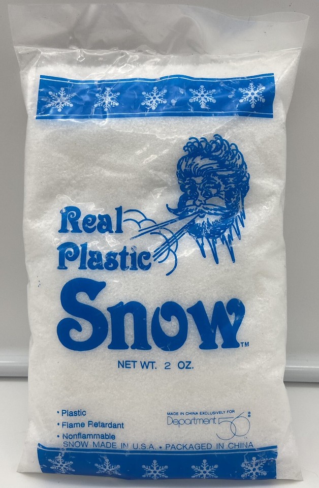 Department 56 Real Plastic Snow 2oz, Village Accessory | eBay