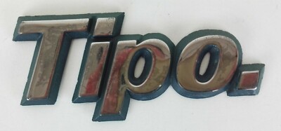 Fiat Tipo - 80s - Metal License Plate - For Car - Original - Rare ...
