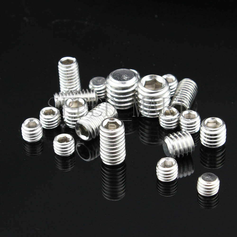 304 Stainless Hexagon Socket M3-M6 Set Screw for Pulley Wheel Coupler ...