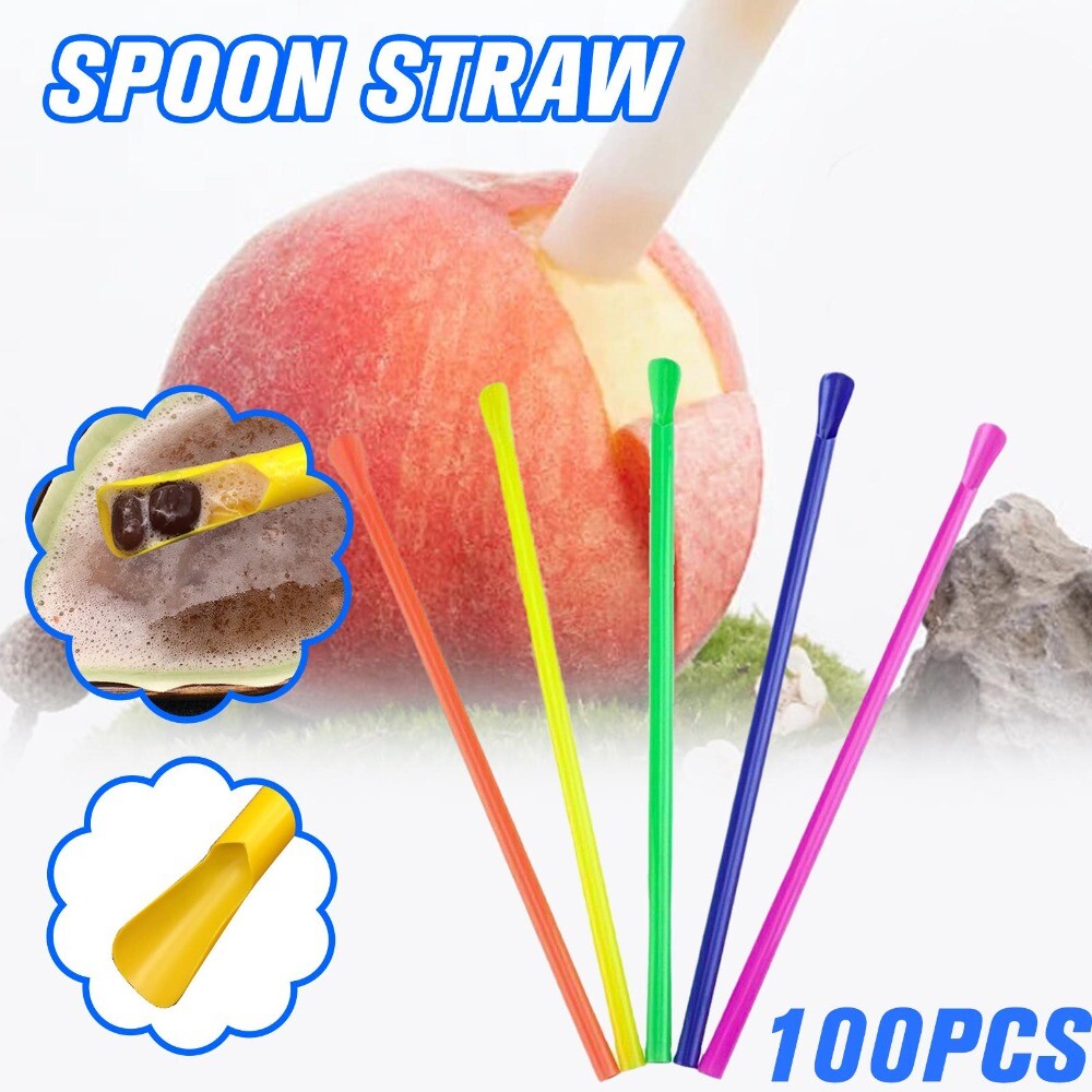 Milk Ttea Straws Bar Pub Slush Straw Plastic Straws Drinking Straw ...
