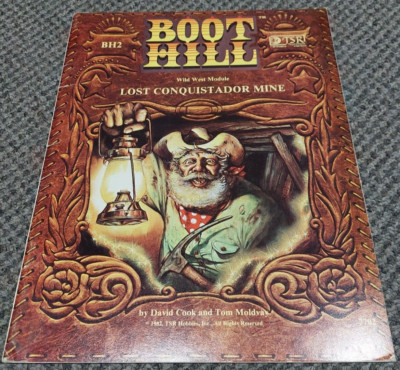 Boot Hill - Lost Conquistador Mine Module BH2 - TSR RPG 7702 | eBay
