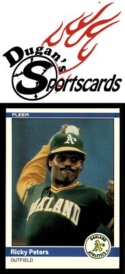 1984 Fleer #458 Ricky Peters | eBay