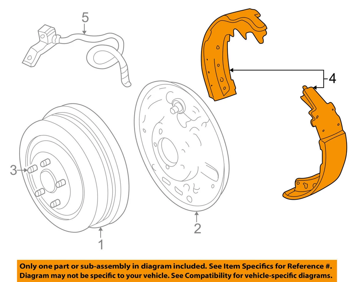 Caliper Pins A Visual Guide: Brake Shoe Assembly Breakdown Mopar ...
