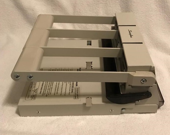 ACCO Model 650 Industrial Heavy Duty Adjustable 2- or 3- Hole Punch ...