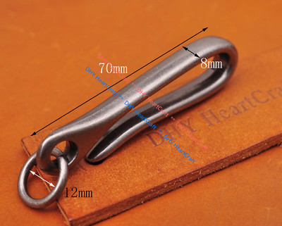 5pc Heavy Quality KeyChain Pocket Key Chain Clip Fish U Hook Antique ...