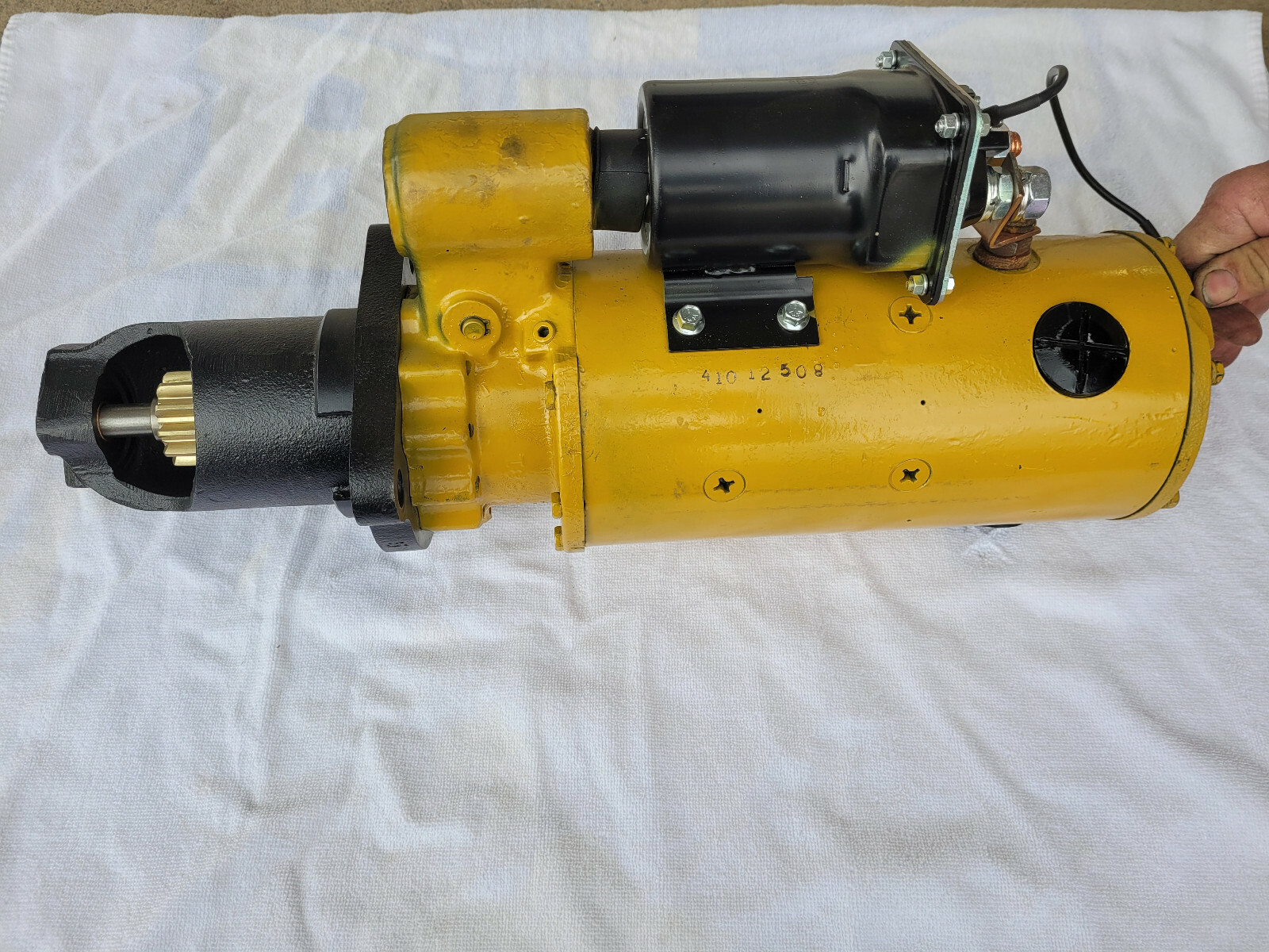 Delco Remy 24 Volt 50MT Longnose Starter *New* 11 - Tooth Caterpillar ...