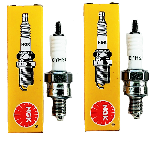 PAIR OF NGK SPARK PLUGS FOR COLEMAN JL50QT-14 49CC 50CC STREET SCOOTER ...