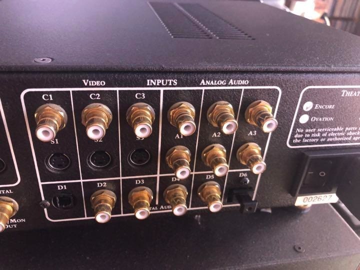 Enlightened Audio Designs Theater Master Encore Black Preamplifier 100V ...