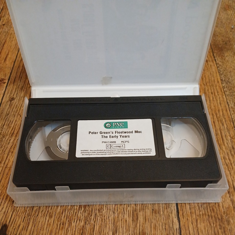 Fleetwood Mac The Early Years VHS 1967–70 Peter Green | eBay