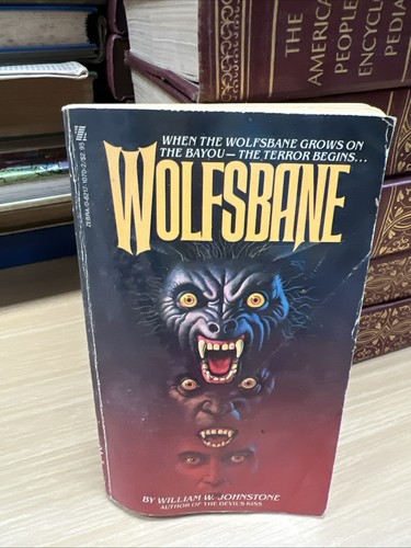 WOLFSBANE William W. Johnstone (Zebra Books, 1982) Werewolf PAPERBACKS ...