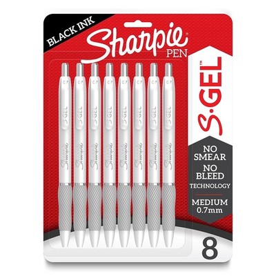 Sharpie S Gel Pens 8 Count No Smear No Bleed Bold Colors Comfortable ...