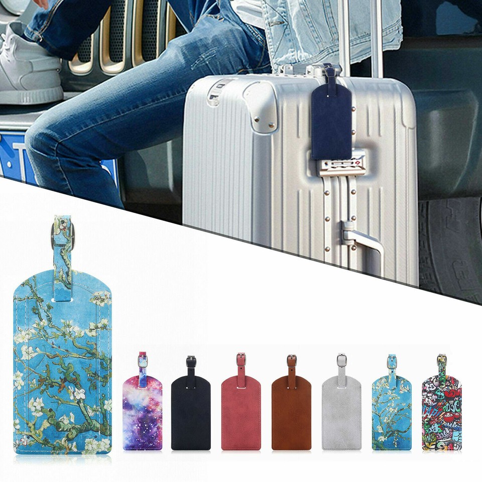 (2 Pack) Luggage Tags Bag Suitcase Identifier Backpack Labels Travel ...