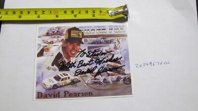 David Pearson signed Postcard | eBay