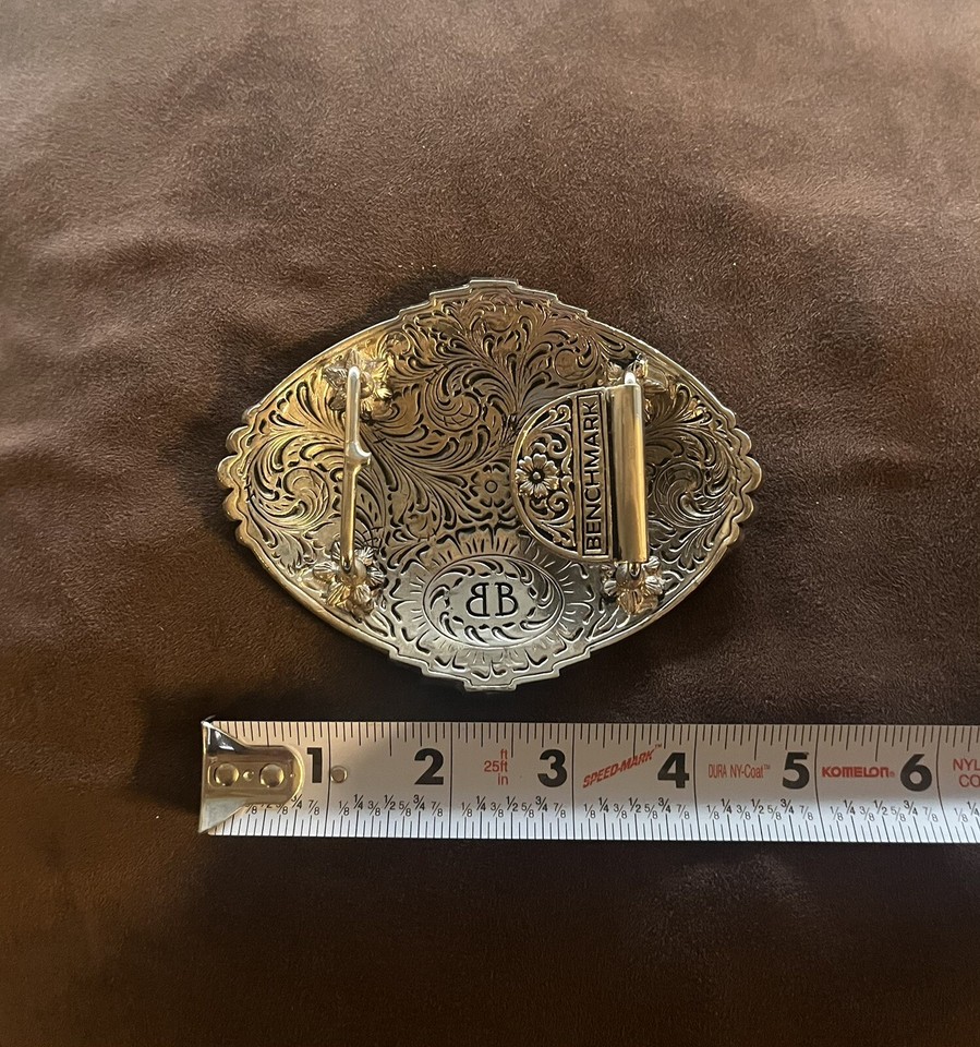 Trophy Rodeo Champion Belt Buckle Bareback Rider Riding | eBay