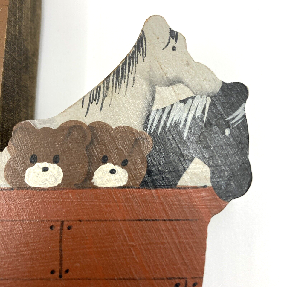 Noah's Ark Handmade Hand Painted Wood Vintage Crafty Creations ...