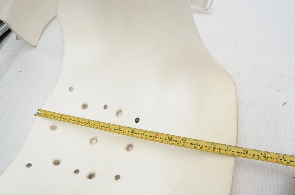 Clamshell Back Brace Orthosis Scoliosis Kyphosis Overlap White | eBay