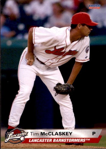 2008 Lancaster Barnstormers Choice #15 Tim McClaskey Melbourne Florida ...