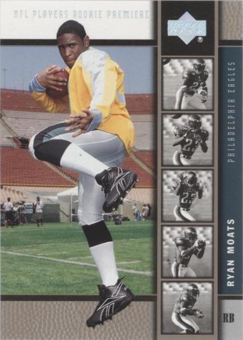 2005 Upper Deck NFL Players Rookie Premiere - Ryan Moats #29 Platinum ...