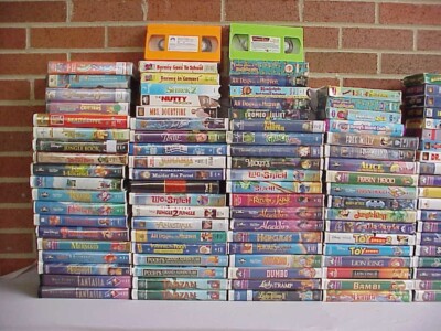 PICK 4 Clamshell VHS VCR Movie Lot Disney Kids masterpiece classic ...
