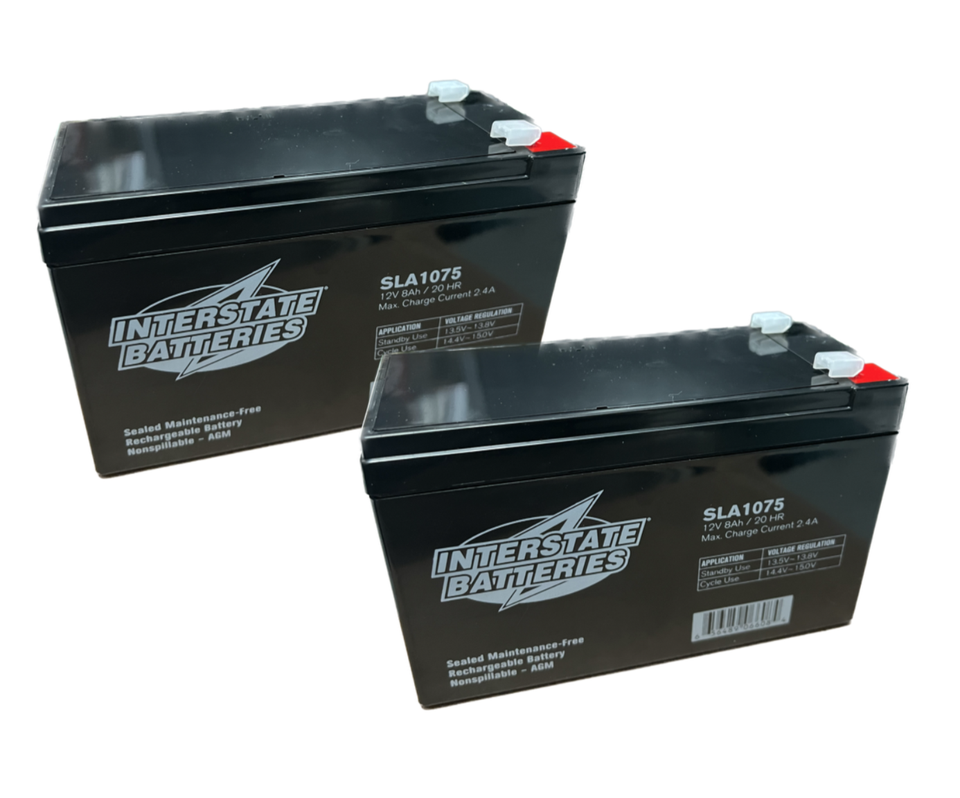 Acorn 130 Outdoor Stairlift Replacement Batteries 12V 8Ah F1 2Pack | eBay