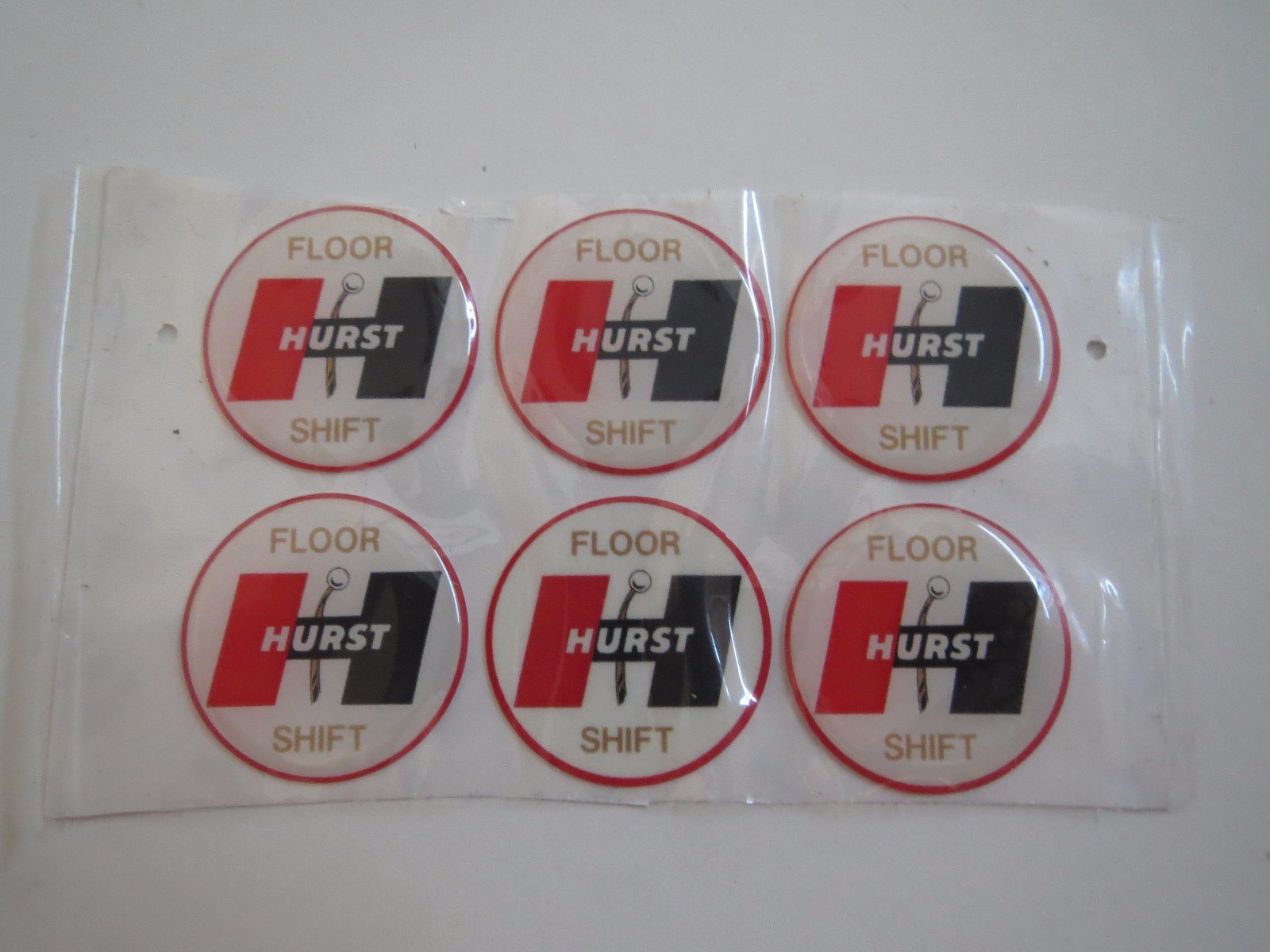 BUICK FORD PONTIAC OLDSMOBILE CHEVROLET HURST LOGO 1 INCH DECAL STICKER ...