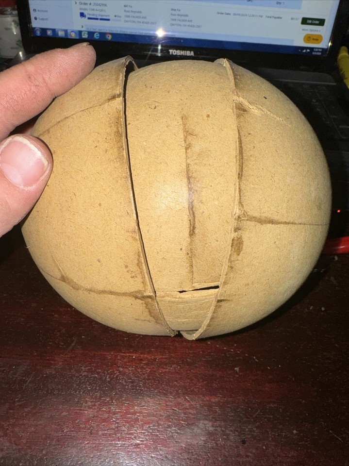 3" Paper Firework Ball Shell Nesting Hemispheres 4 part shell NEW to ...