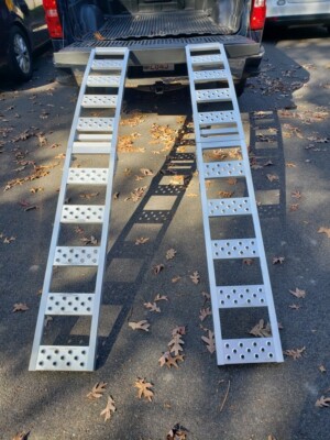 Truck Loading Ramps 2-Piece Aluminum 8 Feet Long 11 Inches Wide (LOCAL ...