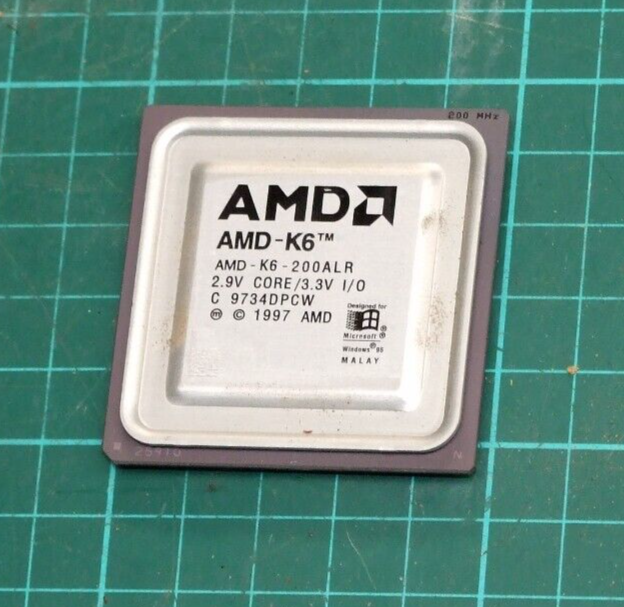AMD K6 200MHz vintage Socket 7 CPU | eBay