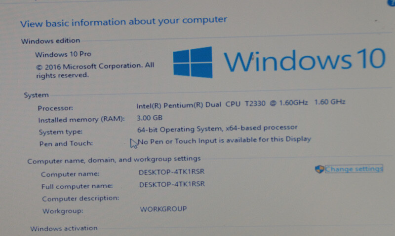 HP Compaq Presario C700 Notebook PC_Intel Pentium Dual CPU T2330 @ 1.60 ...