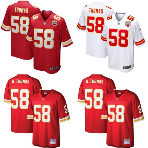 Men's Kansas City Chiefs #58 SportShirt Stitched DE Big & Tall Size ...
