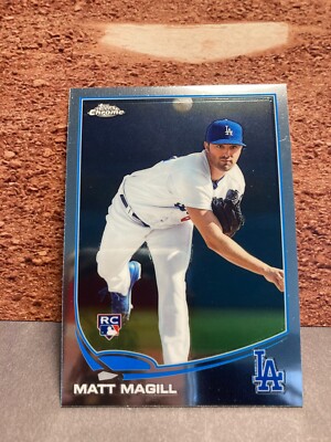 2013 Topps Chrome #110 Matt Magill Baseball Card Los Angeles Dodgers ...