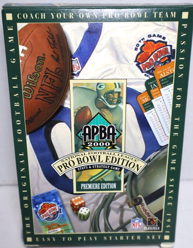 APBA NFL Football Board Game Pro Bowl Edition 2000 SEALED | eBay