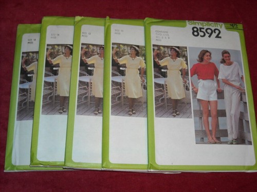 🌸1978 UNCIRCULATED SIMPLICITY #8592-LADIES WAIST TIE SKIRT-SHORT ...