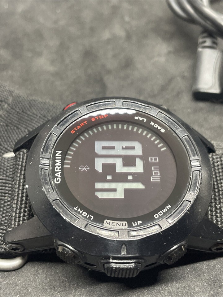 Garmin Fenix 2 GPS Activity Watch O2AWGD00 In Good Condition W/ Extras ...