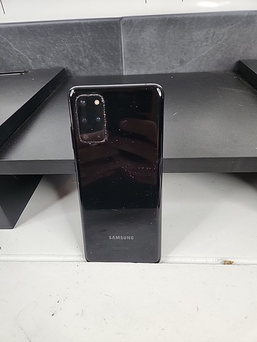 Samsung Galaxy S20+ 128 GB Black T-Mobile Cracked Glass Burnt Pixels As ...