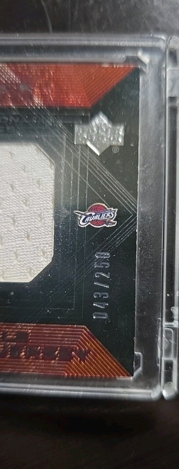 Lebron James 2004-05 Upper Deck Black Diamond Game Used Jersey Patch ...