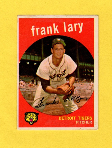 1959 Topps Frank Lary #393 Detroit Tigers G/VG FREE SHIPPING | eBay