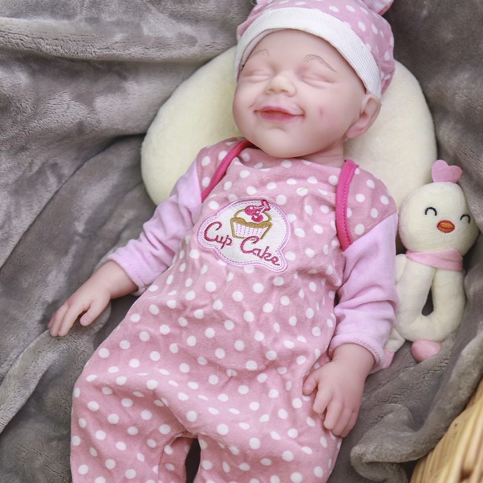 New 18.5 inch Realistic Reborn Baby Doll Boy Soft Body Lifelike Newborn ...