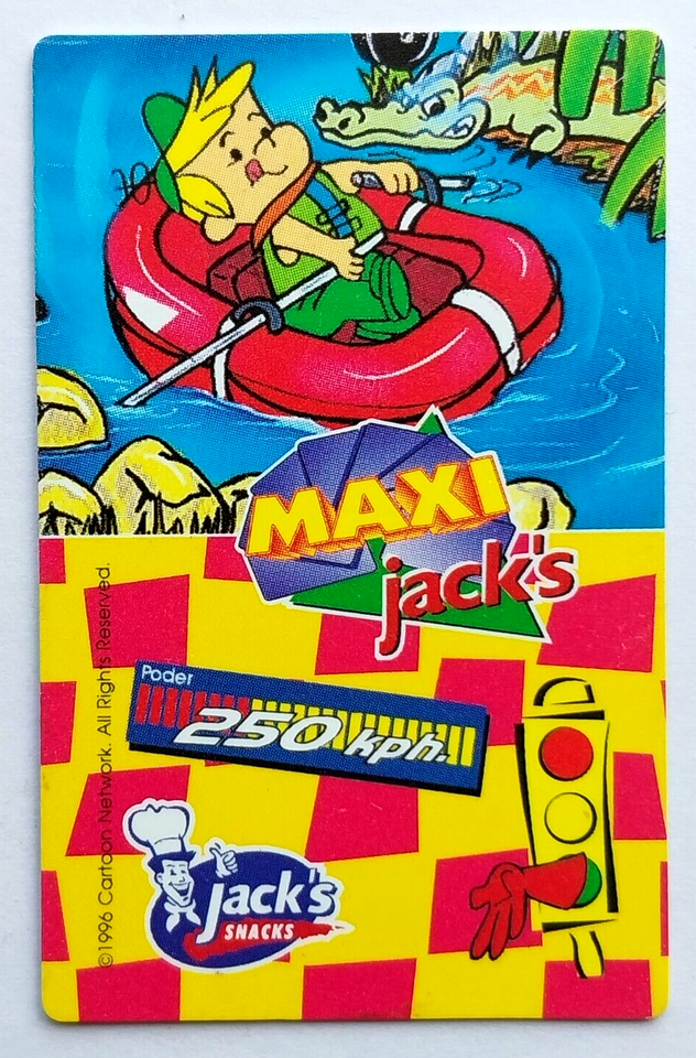 1996 MINI CARD Maxi Jack's Snacks COLOMBIA #83B Tom-Bamm Bamm-Elroy ...