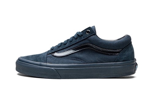 Vans Old Skool 'Mono Metallic - Reflecting Pond Blue Mens Shoes ...